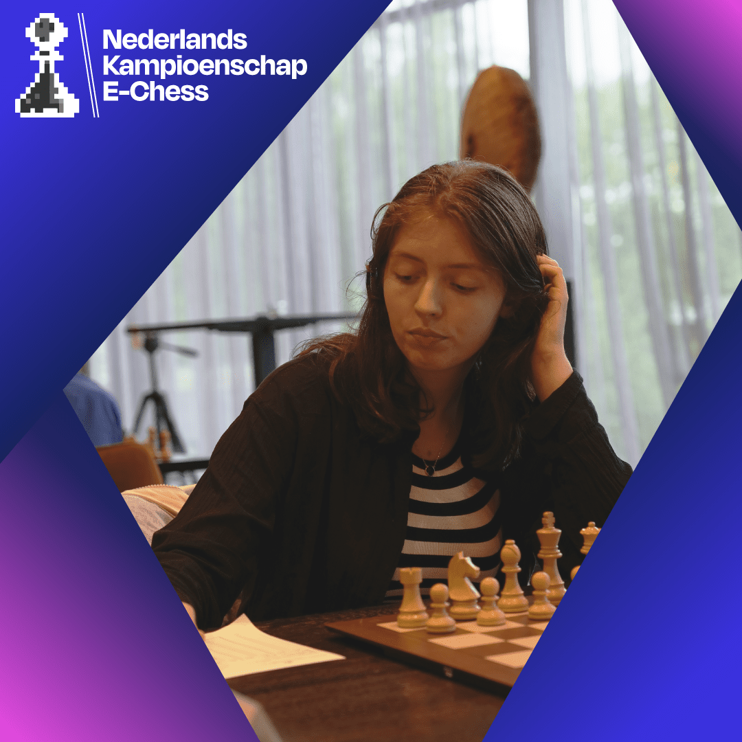 NK E-Chess vrouwen - Eline Roebers prolongeert haar titel - Schaken