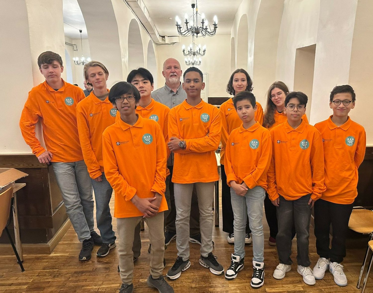 Team RSB was 'op bezoek bij' Paul Keres - Schaken